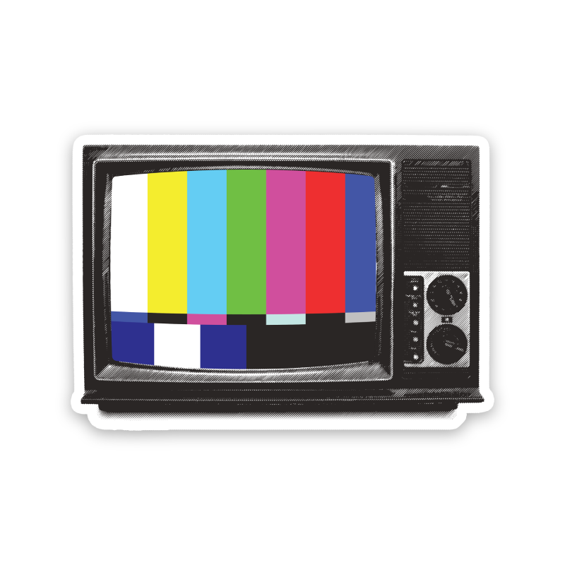 Retro Vintage Lost Signal TV Sticker – Sticker Horse
